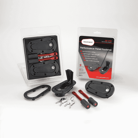 AeroCatch 1 Locking Bonnet Catches Above Panel
