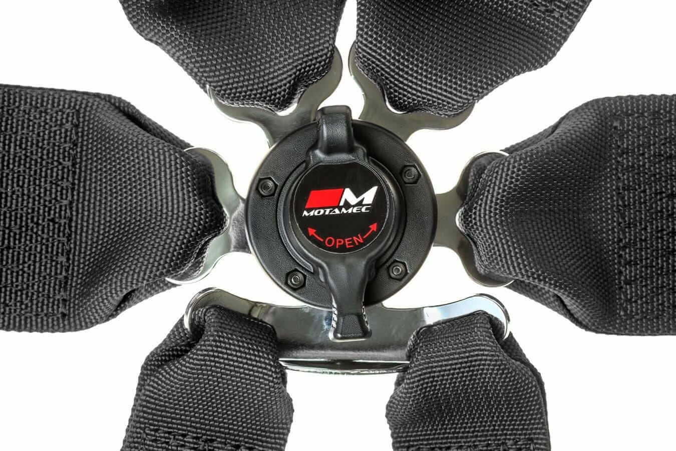 Motamec 6 Point FIA Harness Black