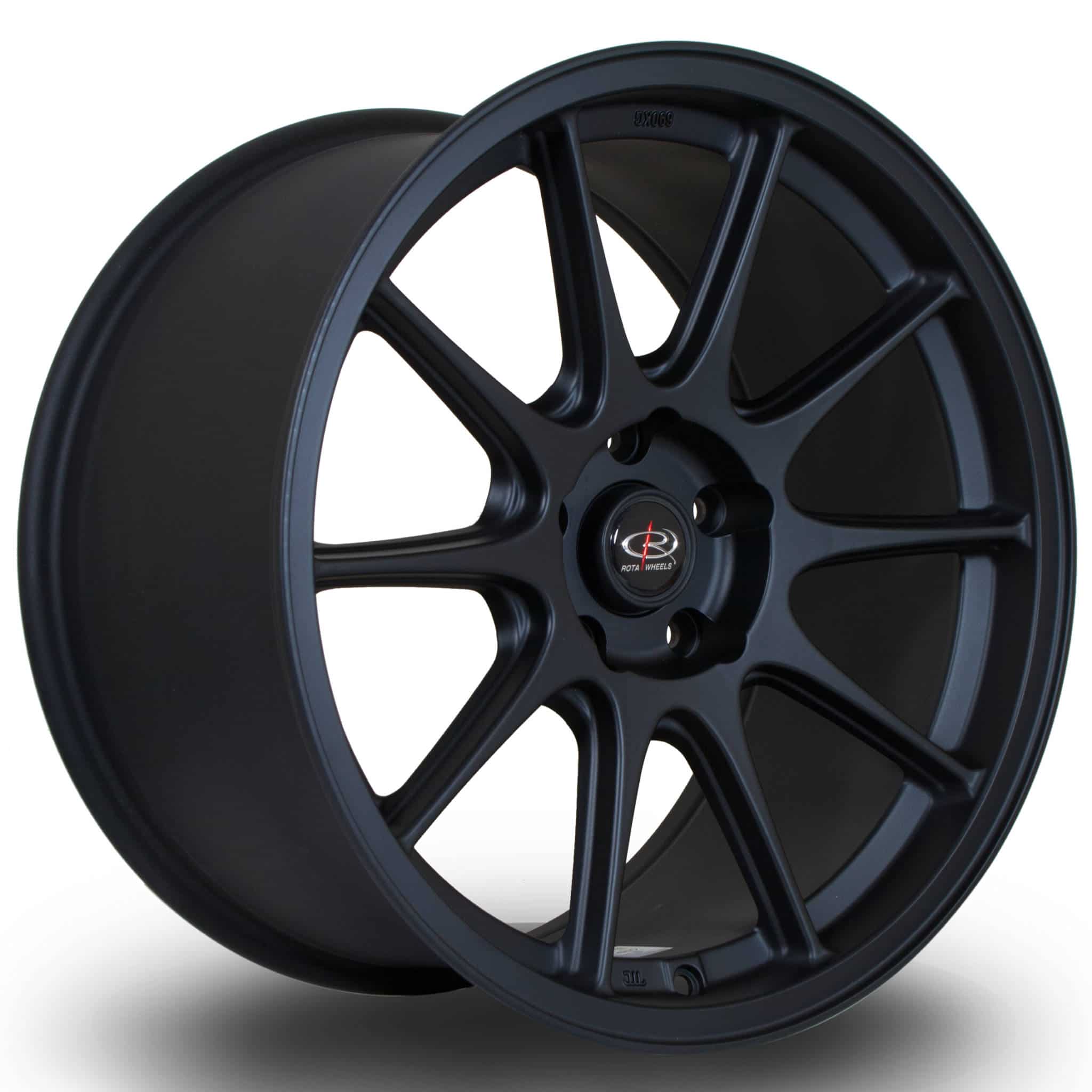 Rota Strike 18x9.5 ET38 5x114 Flat Black Alloy Wheel