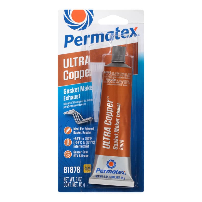 Permatex Ultra Copper Extreme Temperature RTV Silicone Gasket Maker 85g