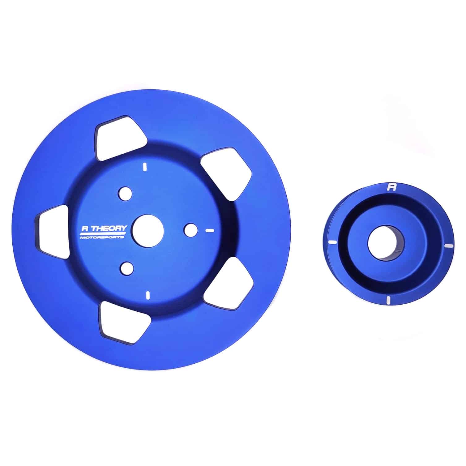 R Theory Billet Alternator & Water Pump Pulley for Mazda MX-5 NA 1.8