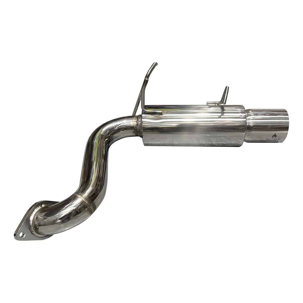 Malian 2.3in Single Exit Stainless Steel Back Box for Mazda MX-5 NC