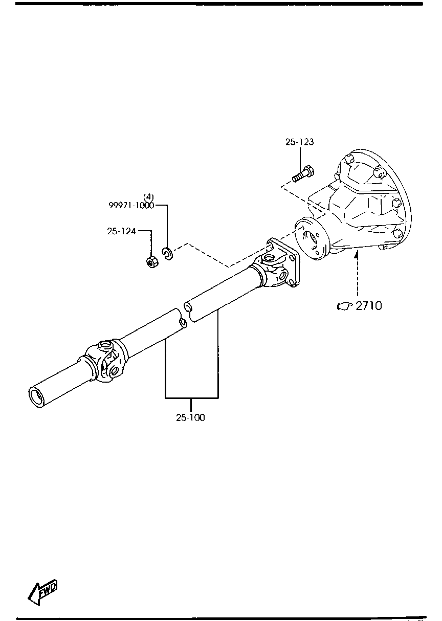 2505A: Rear Propeller Shaft | Mazda MX-5 Performance Parts | BOFI Racing