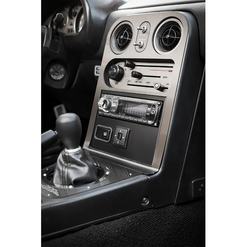 Jass Performance Black Brushed Stainless Steel Tombstone Cover for Mazda MX-5 NA