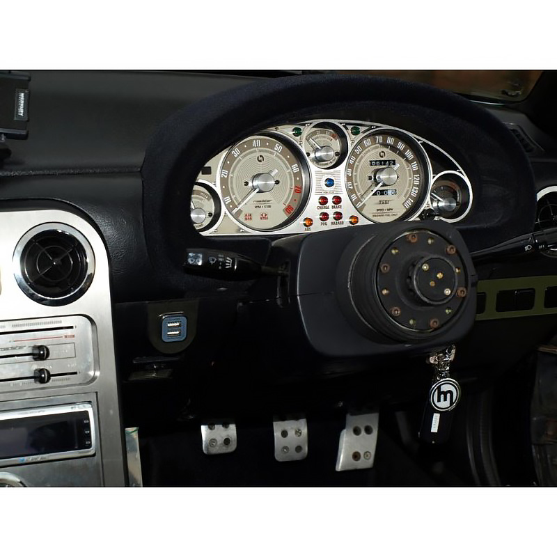Jass Per-mance Classic Stainless Steel Gauge Faces - Mazda MX5 Mk1 (NA)