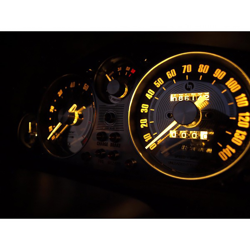 Jass Per-mance Classic Stainless Steel Gauge Faces - Mazda MX5 Mk1 (NA)