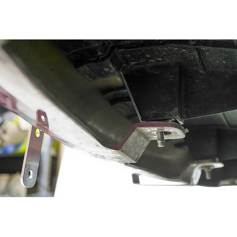 MX5 Mk1 Jass Polished License Plate Bracket Under Bumper Mount (NA)
