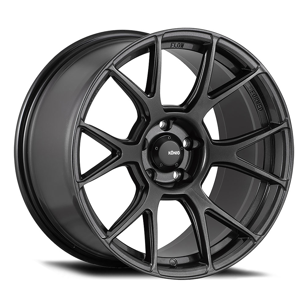 Konig Ampliform 17x8 ET45 4x100 Dark Metallic Graphite Alloy Wheel