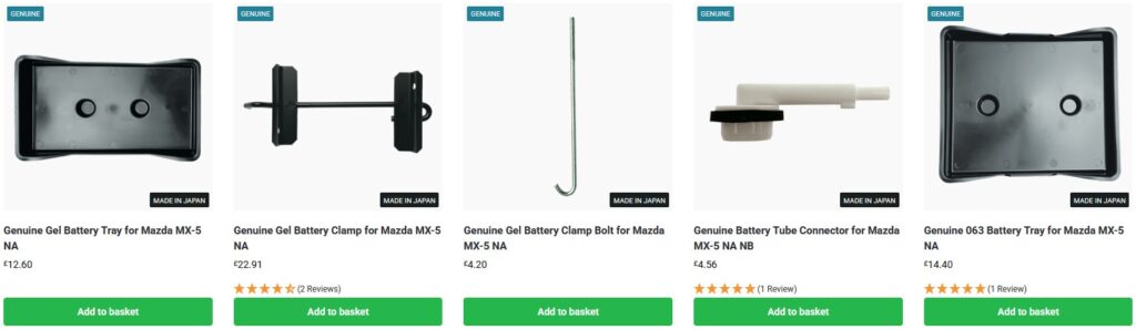 How to Find Genuine Parts For Your MX-5 | BOFI Racing