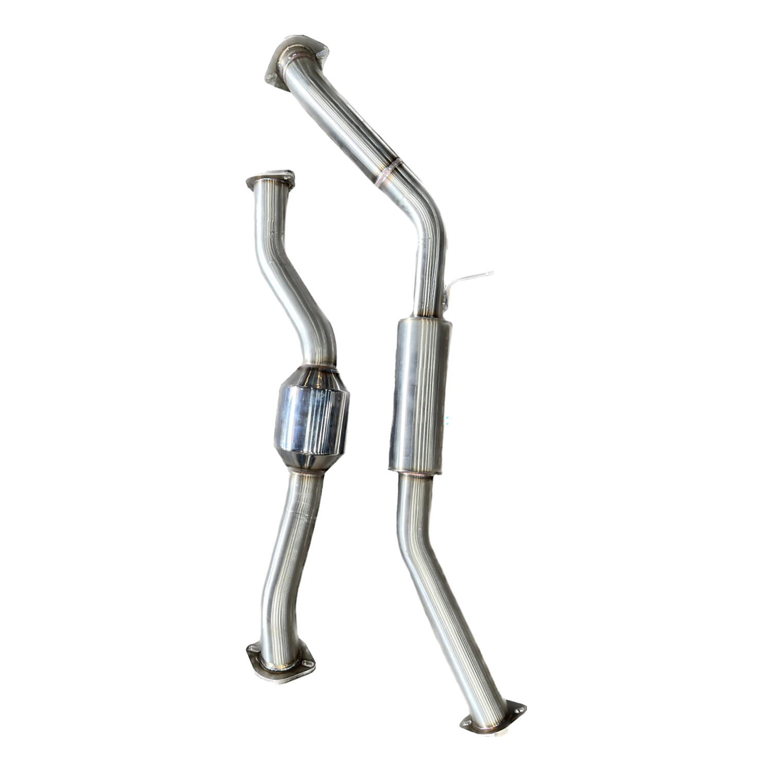 AVO Turboworld Resonated 2.5in Sports Cat Mid Pipe for Mazda MX-5 ND 2.0