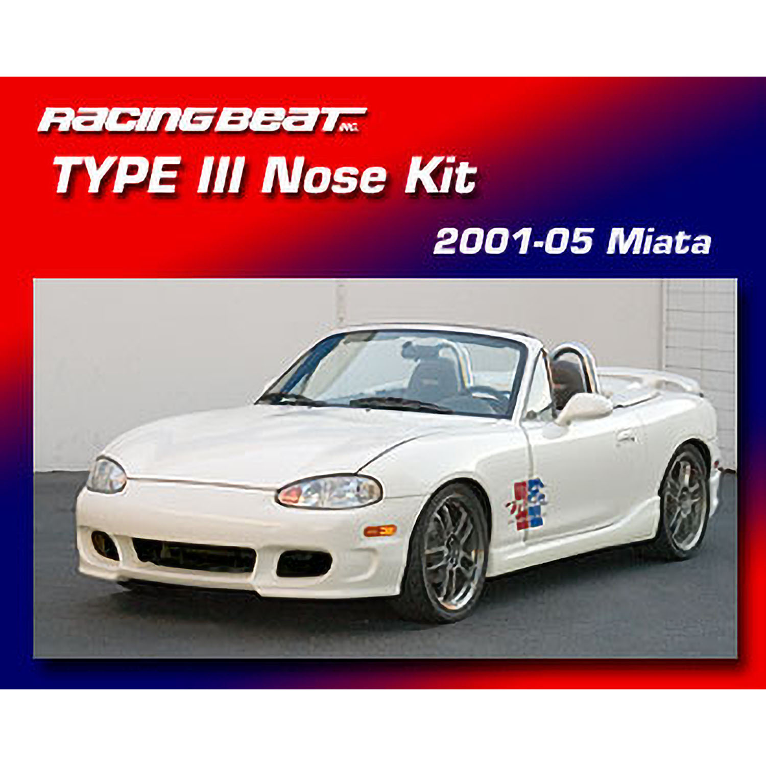MX5 Mk2 01-05 Racing Beat Type III Front Bumper (NB)